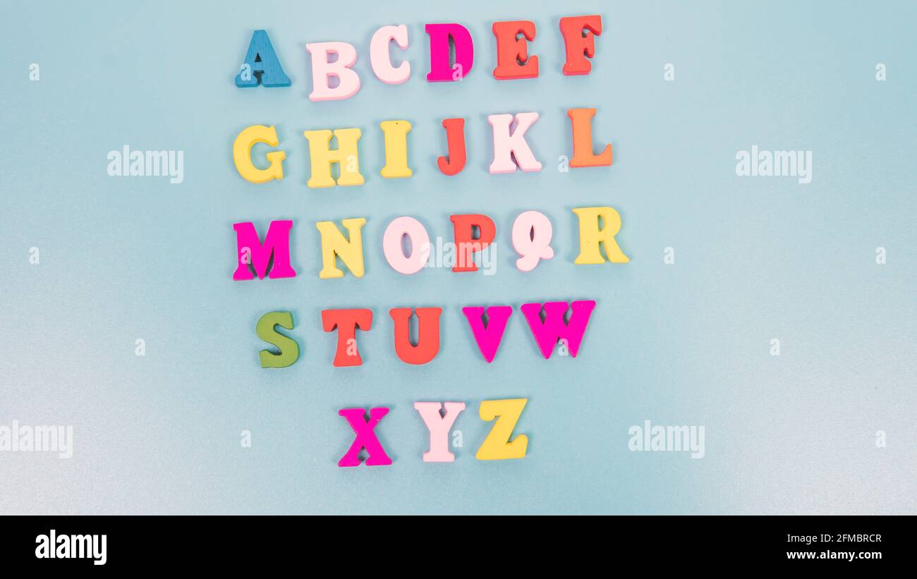English alphabet background hi-res stock photography and images - Alamy