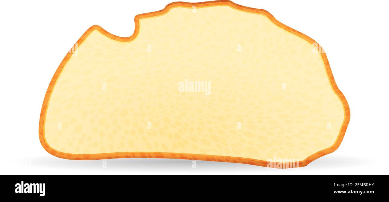 Bread toast on a white background. Vector illustration Stock Vector ...