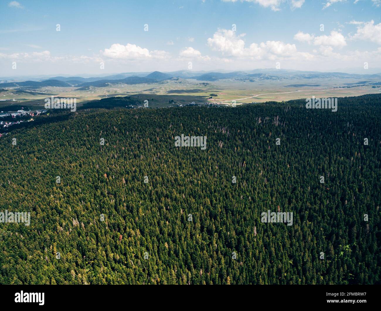 Picturesque top view of nature landscape, drone photo Stock Photo - Alamy