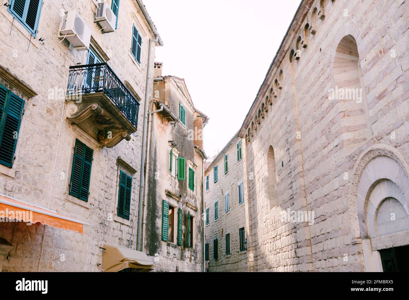 Architecture of a beautiful old town, closeup view Stock Photo - Alamy