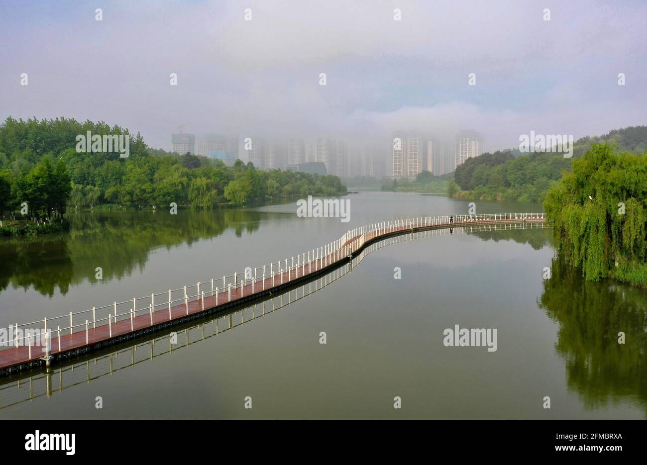 Guiyang, China. 8th May, 2021. Aerial photo taken on May 8, 2021 shows ...