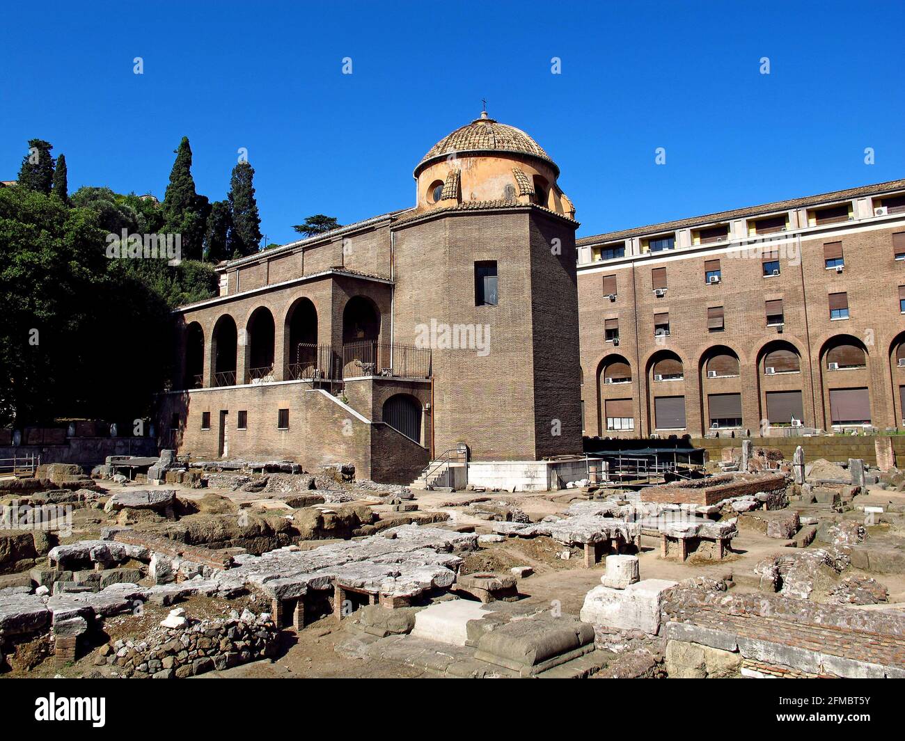 Santa Maria in Cosmedin in Rome, Italy Stock Photo - Alamy