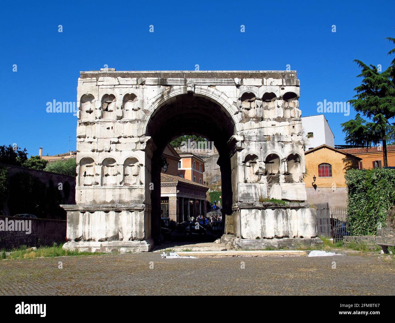 Arch of Janus, Rome, Italy Stock Photo - Alamy