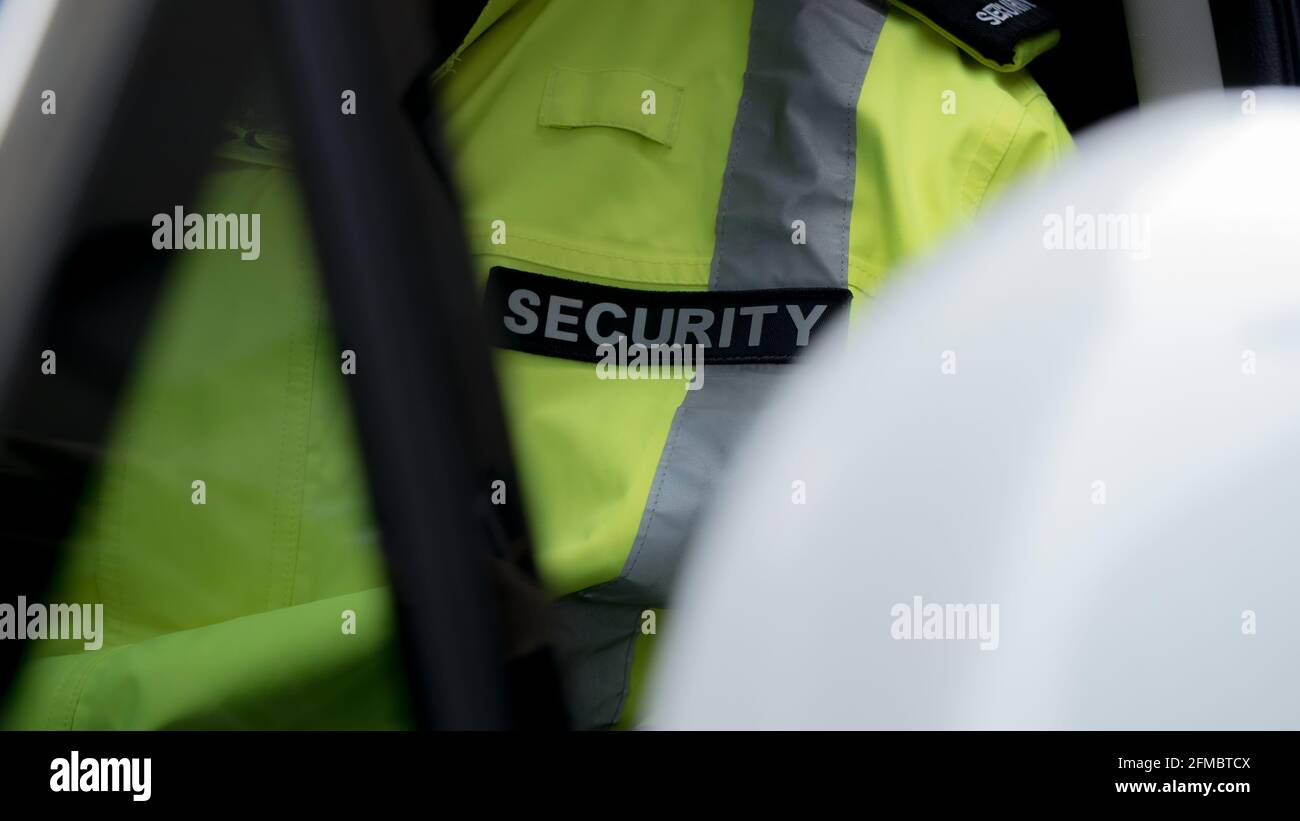 Security guard stand hi-res stock photography and images - Alamy