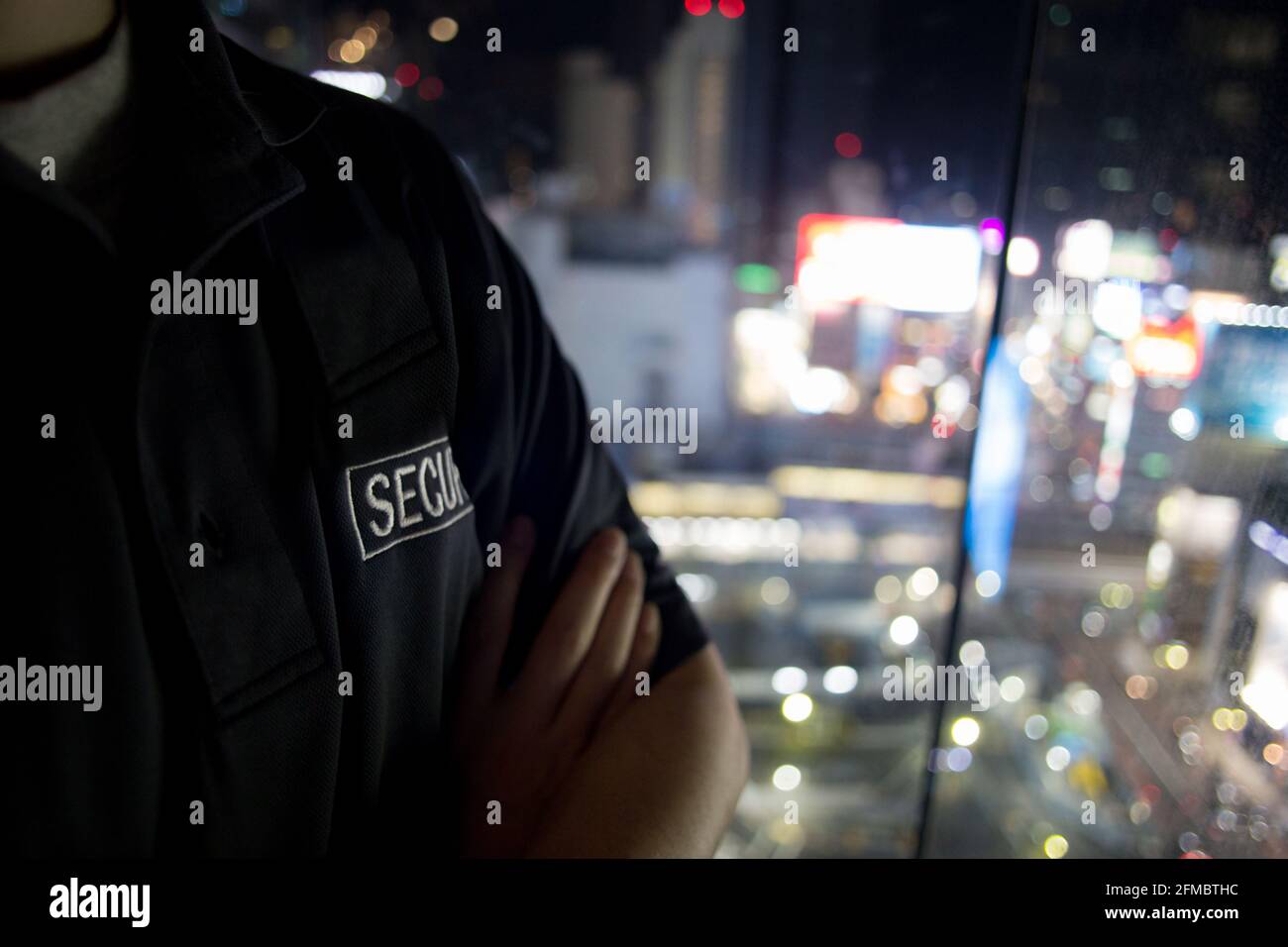 Security night guard at perimeter hi-res stock photography and images ...