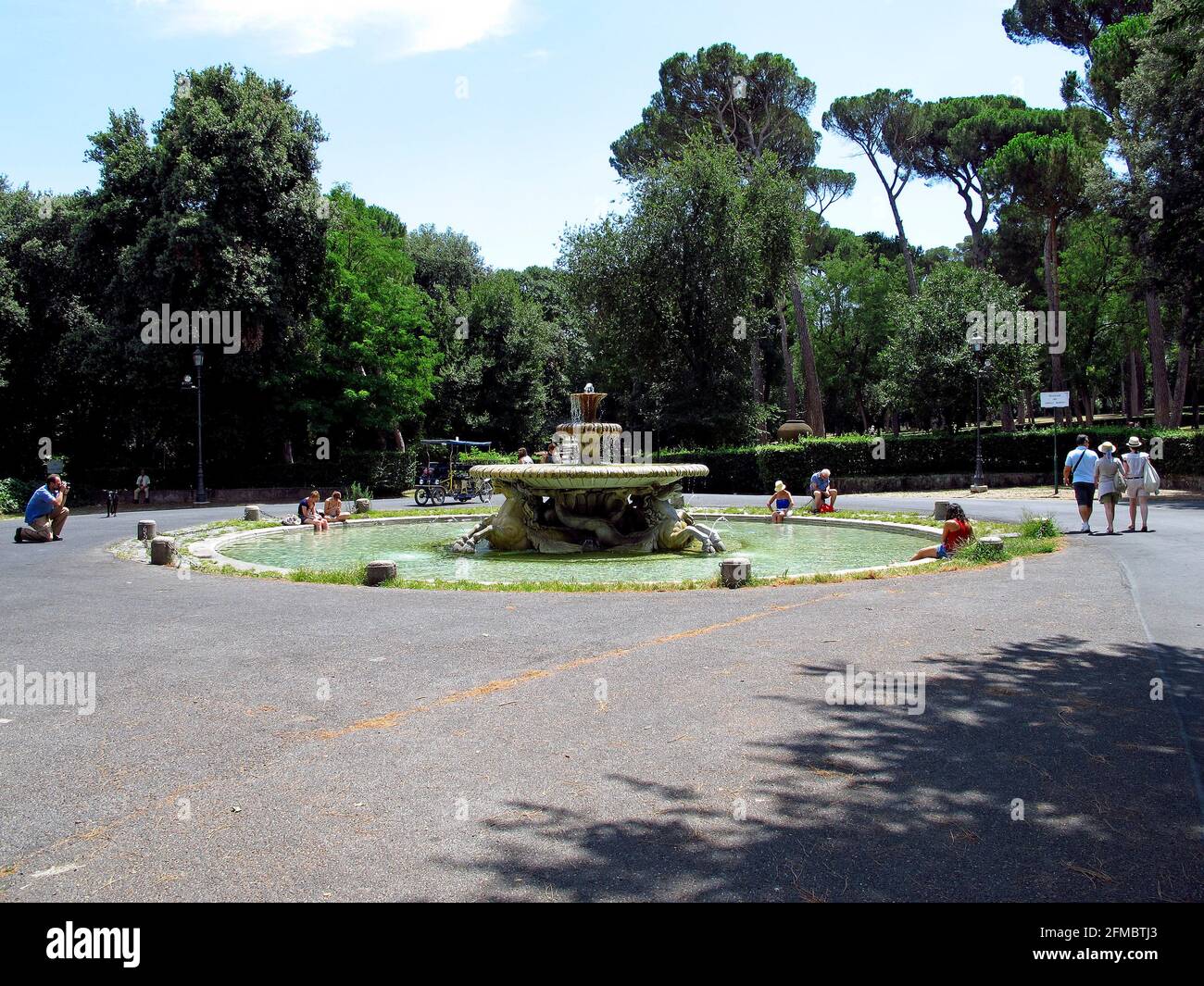 Villa Borghese gardens, Rome, Italy Stock Photo - Alamy
