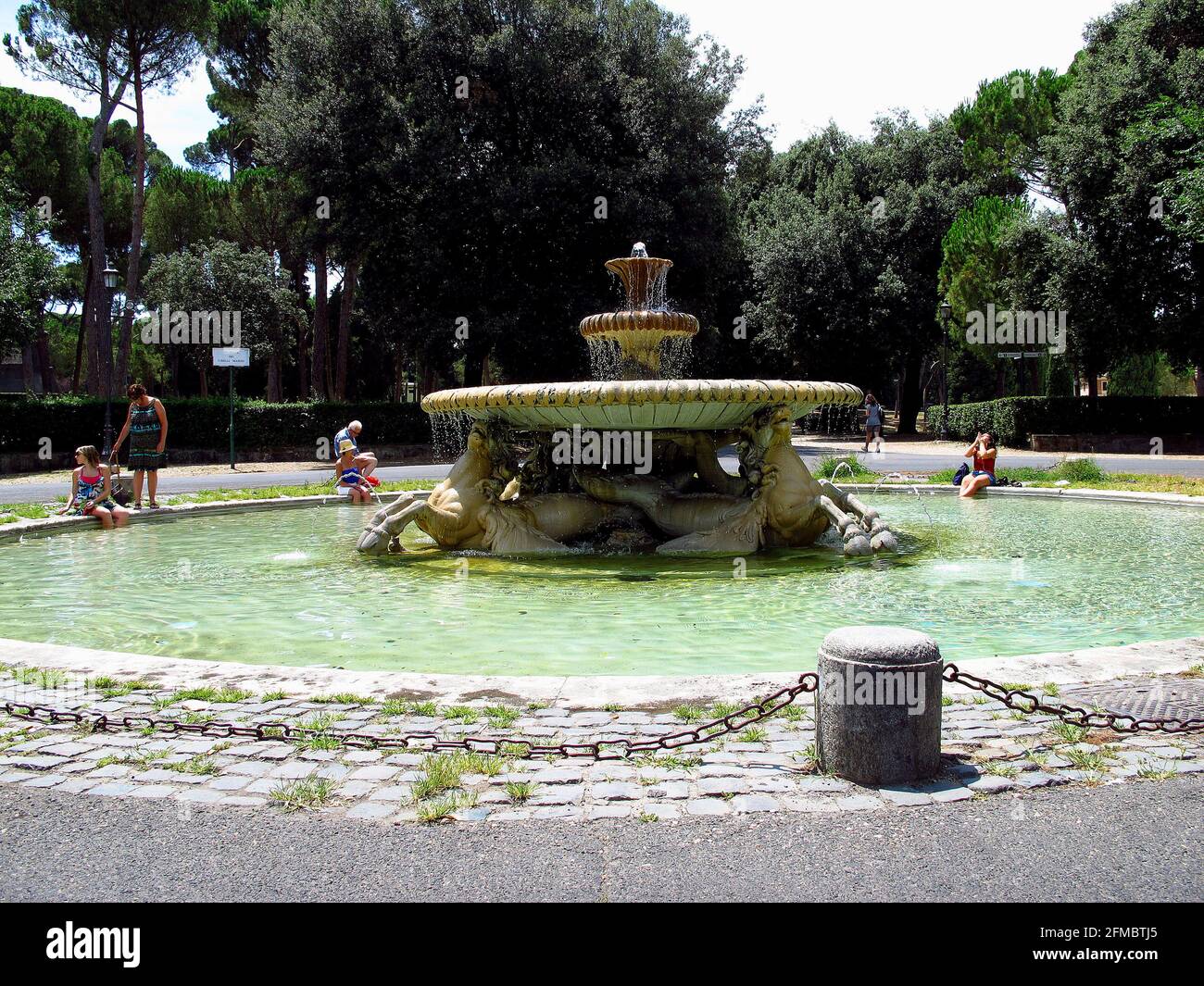 Villa Borghese gardens, Rome, Italy Stock Photo - Alamy