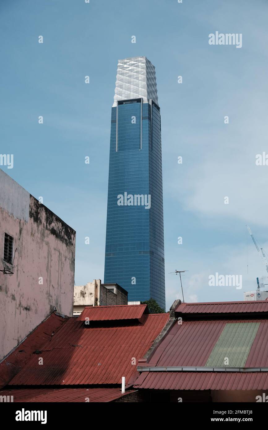 Tun Razak Exchange Financial Tower in Kuala Lumpur, Malaysia Stock ...