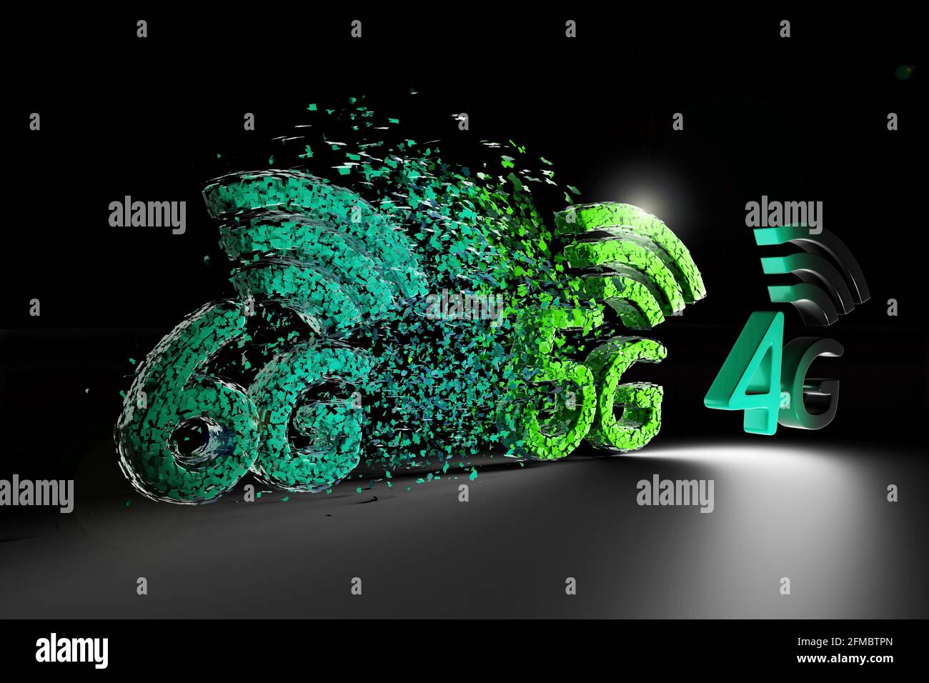 Cellular network technologies, conceptual illustration Stock Photo - Alamy