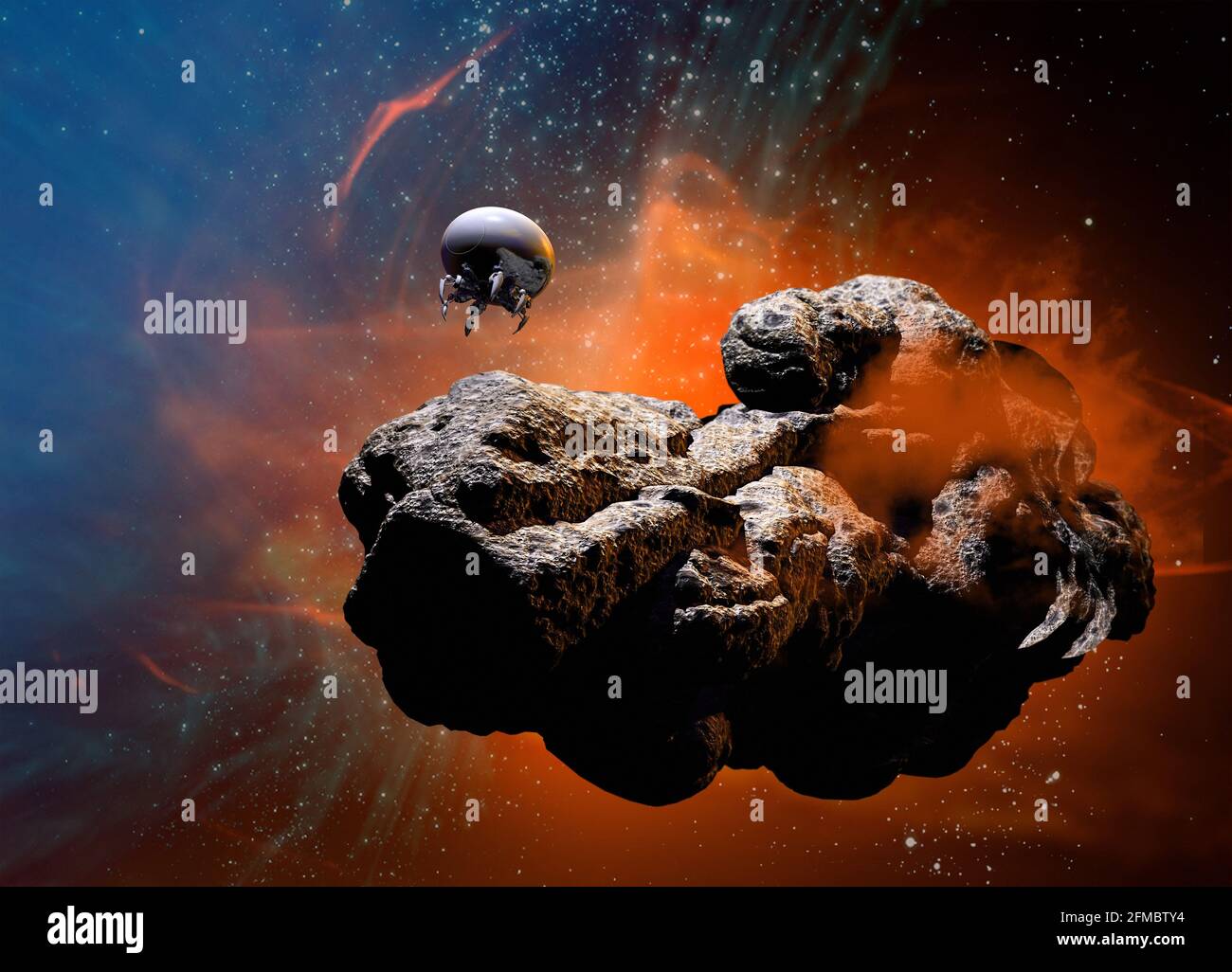 Asteroid Illustration