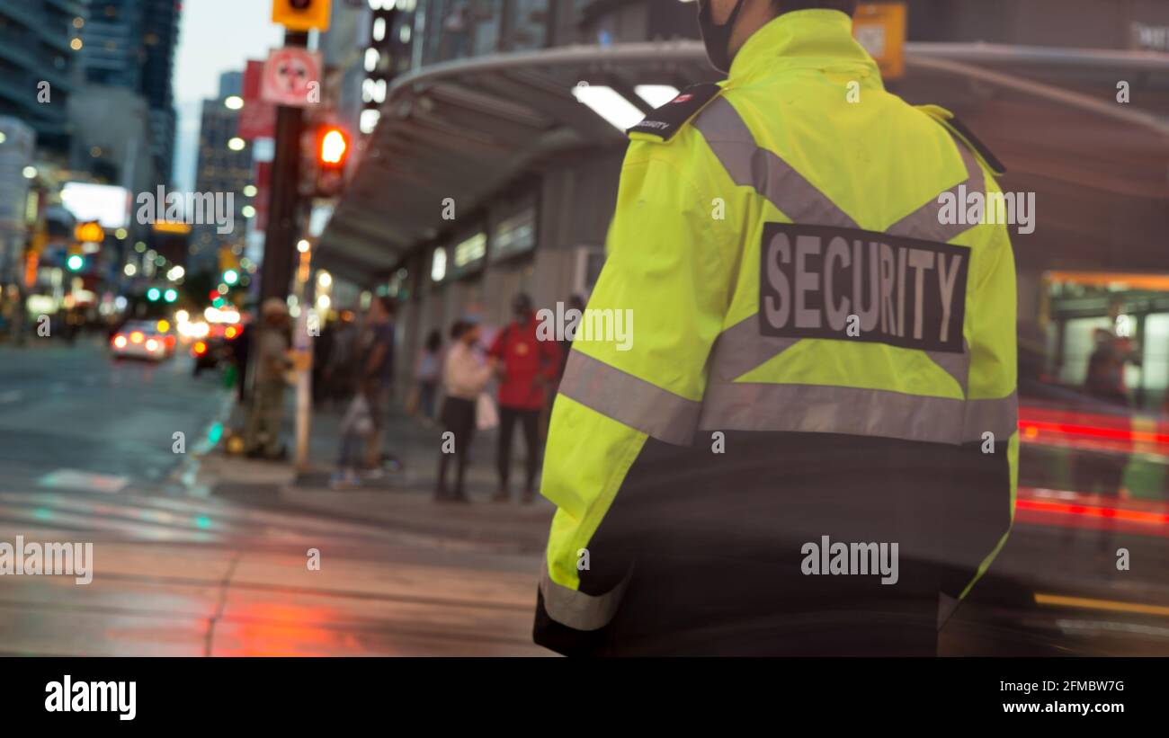 Security guard night time hi-res stock photography and images - Alamy