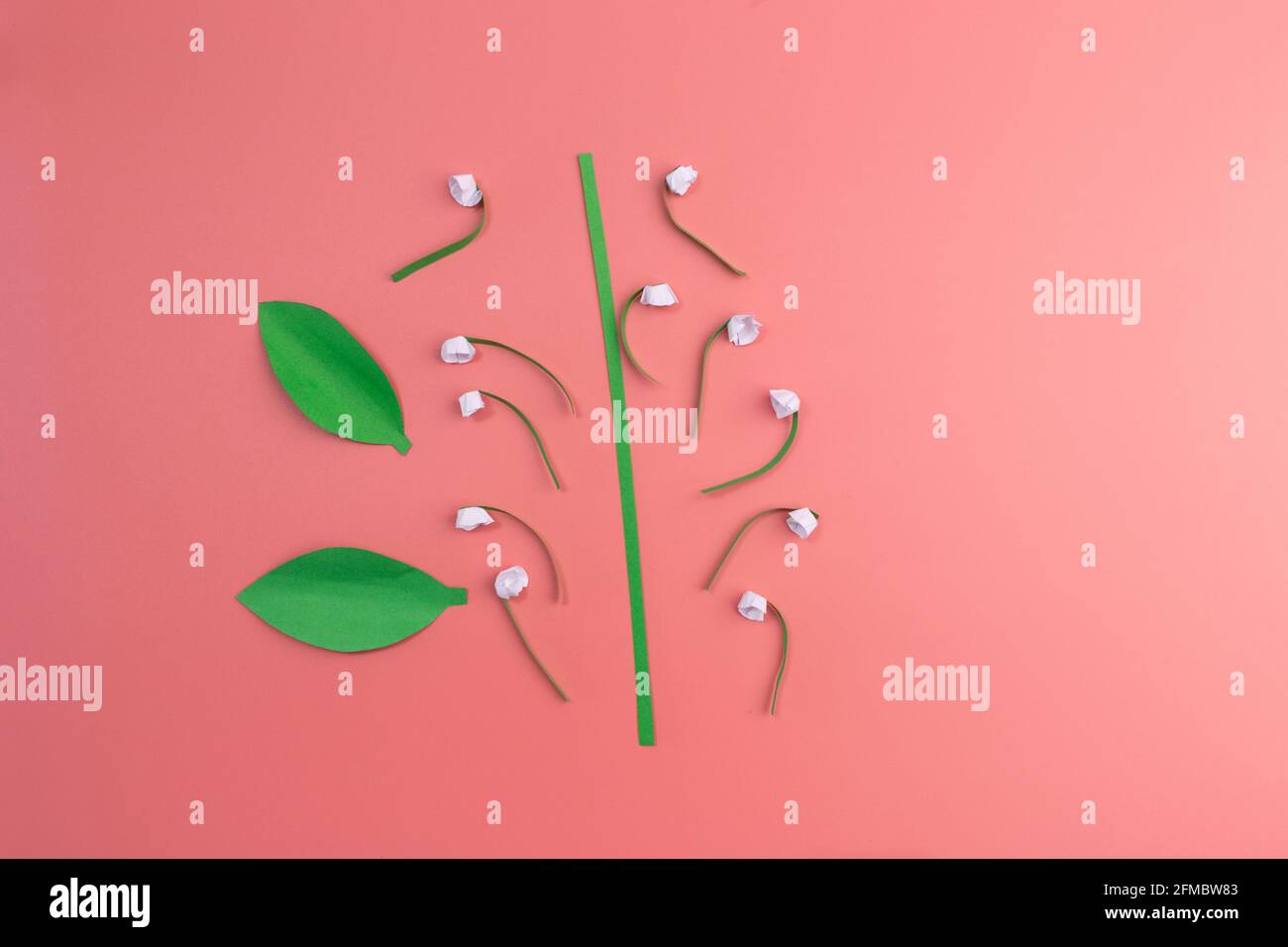 details for spring craft, art project for kids Stock Photo - Alamy