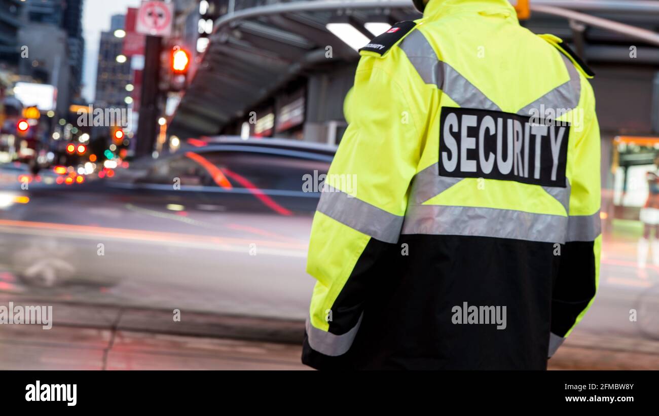 Security guard night time hi-res stock photography and images - Alamy