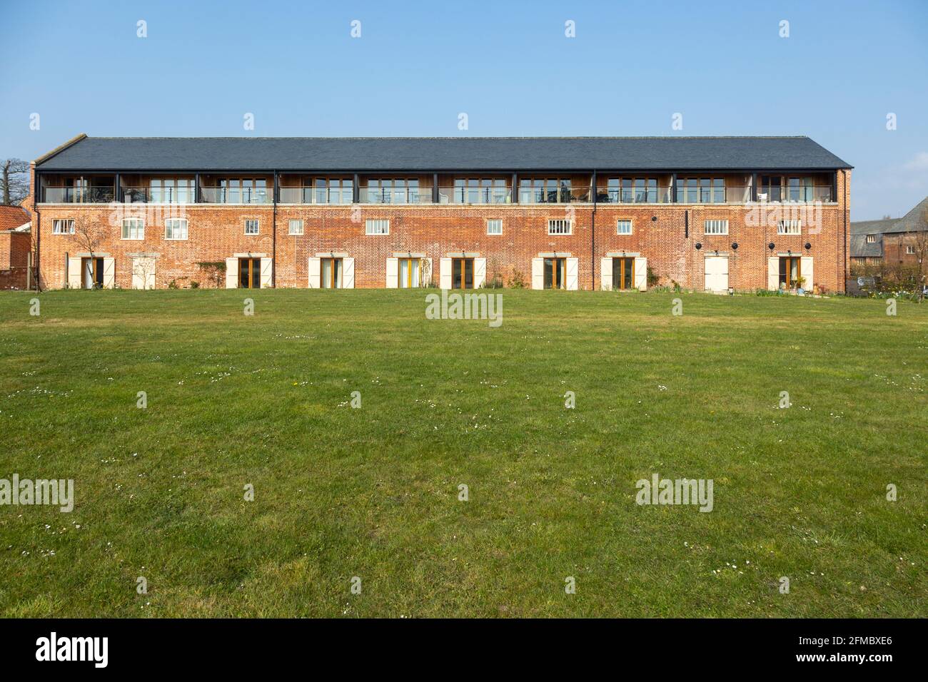 Iken View housing development at Snape Maltings, Suffolk, England, UK ...