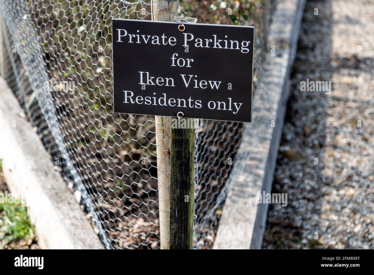 Private residents only sign hi-res stock photography and images - Alamy