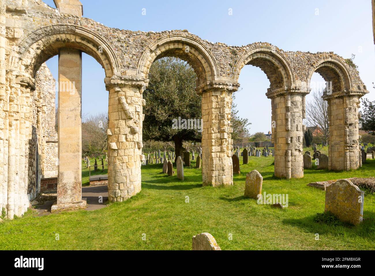 Historic village parish church of Saint Bartholomew, Orford, Suffolk ...