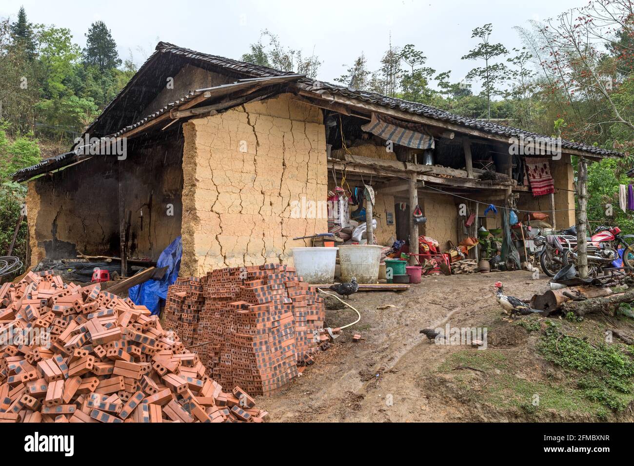 Compressed earth bricks hi-res stock photography and images - Alamy