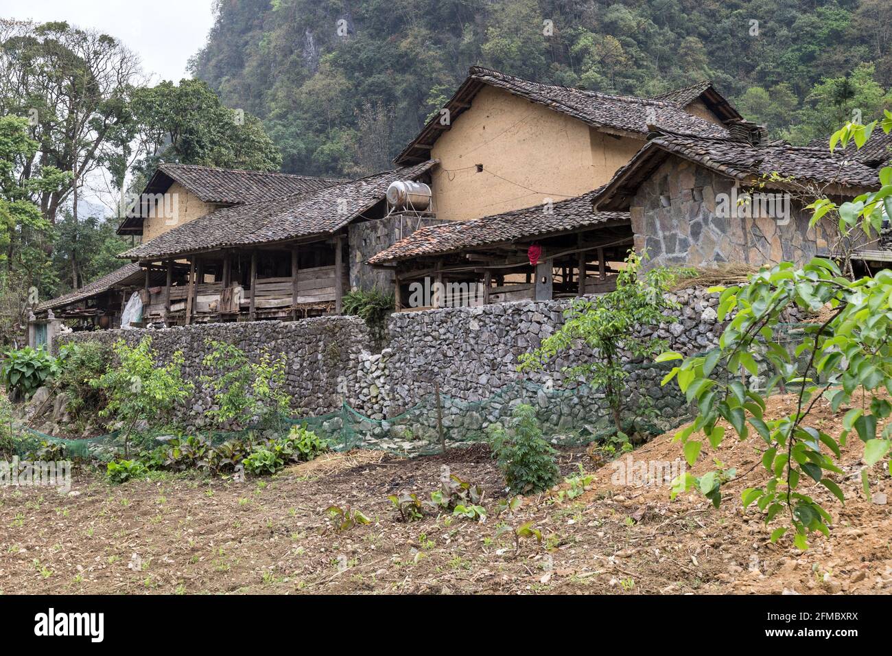 H'mong house, Lung Cam Cultural Tourist Village, Sung La Valley, Sung ...