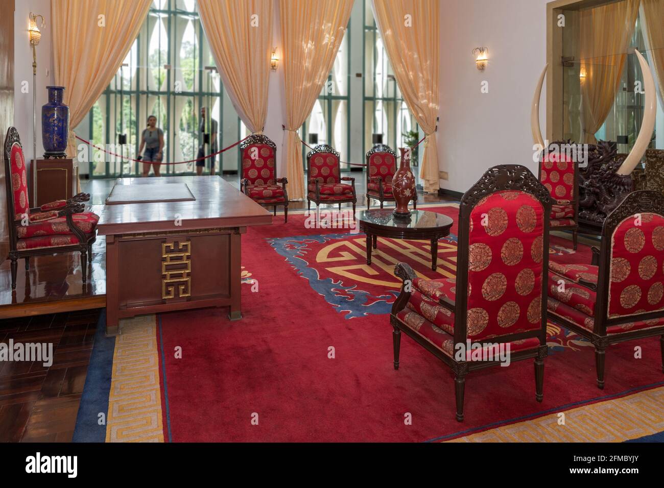 Presidential Reception Rooms, for foreign dignitaries who sat lower ...