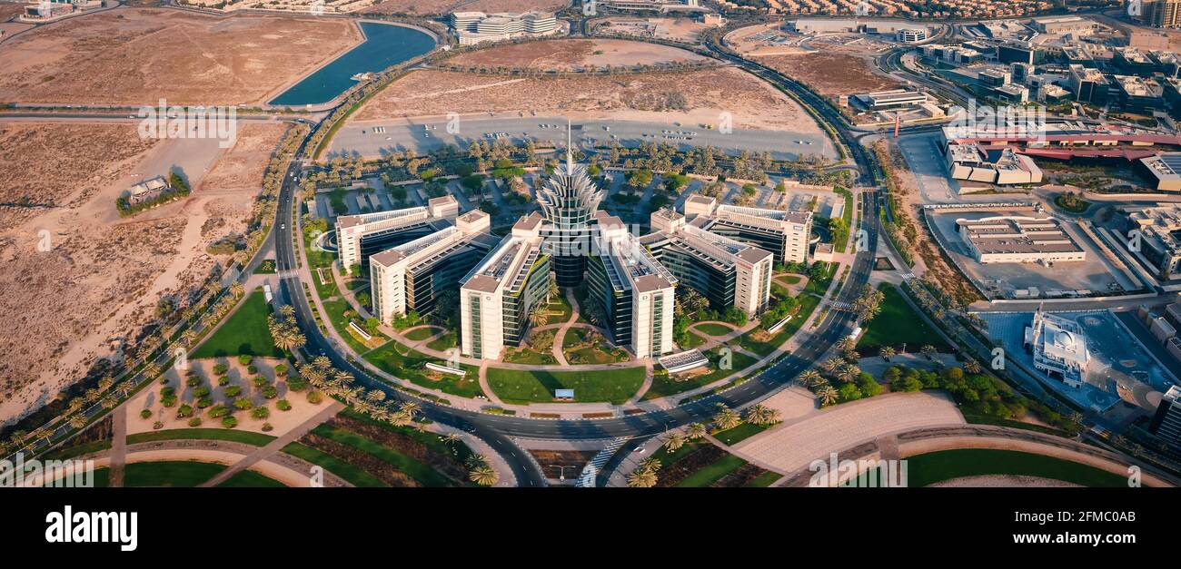 Dubai, United Arab Emirates - May 5, 2021: Panoramic view of Dubai ...