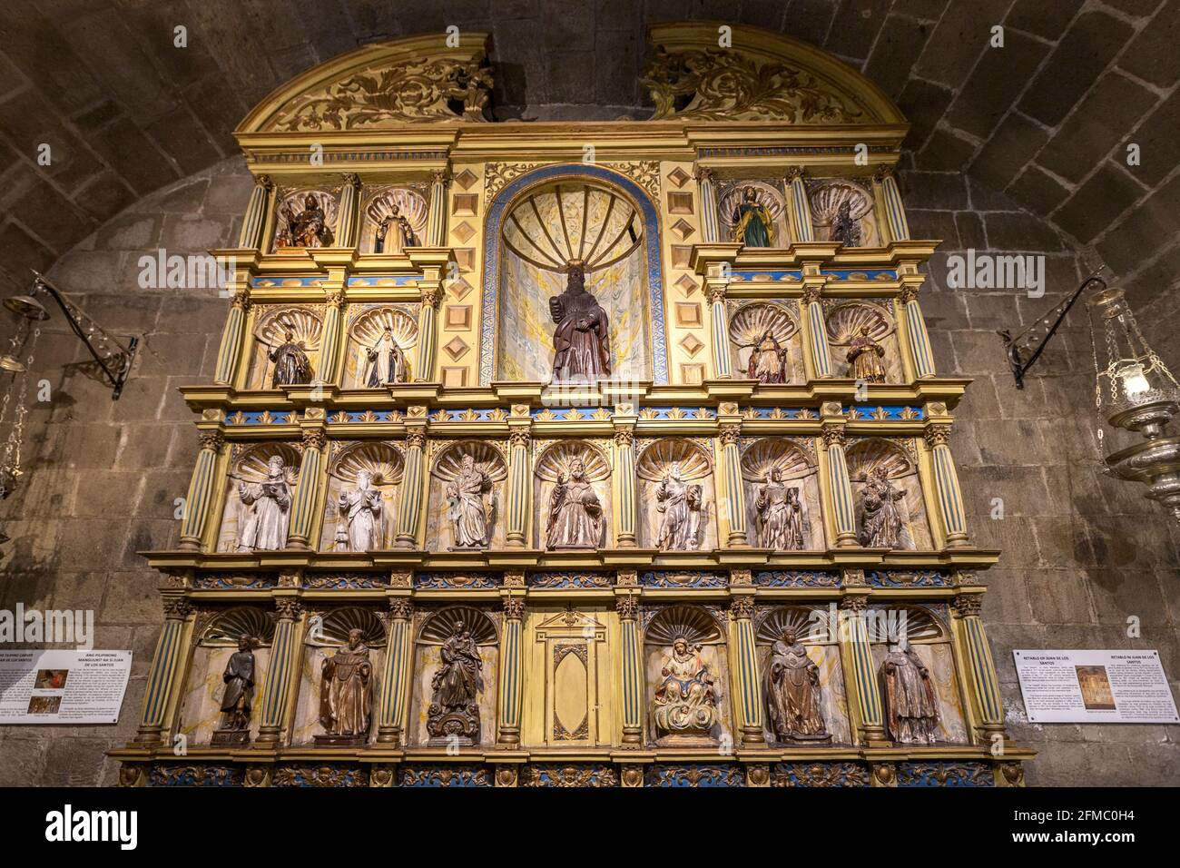 Altar, San Agustin Church, Intramuros, Manila, Phillipines Stock Photo ...