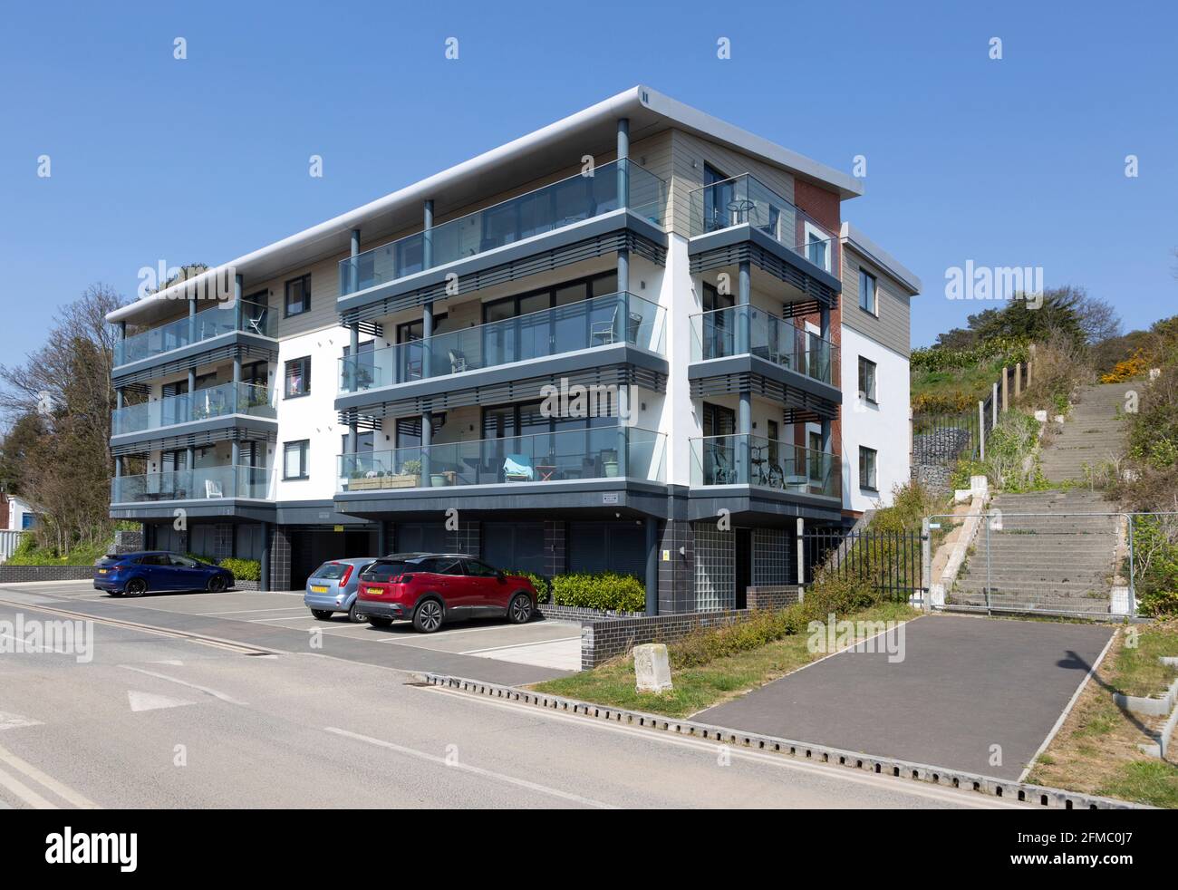 Shotley Lodge modern housing development at Shotley Gate, Suffolk ...
