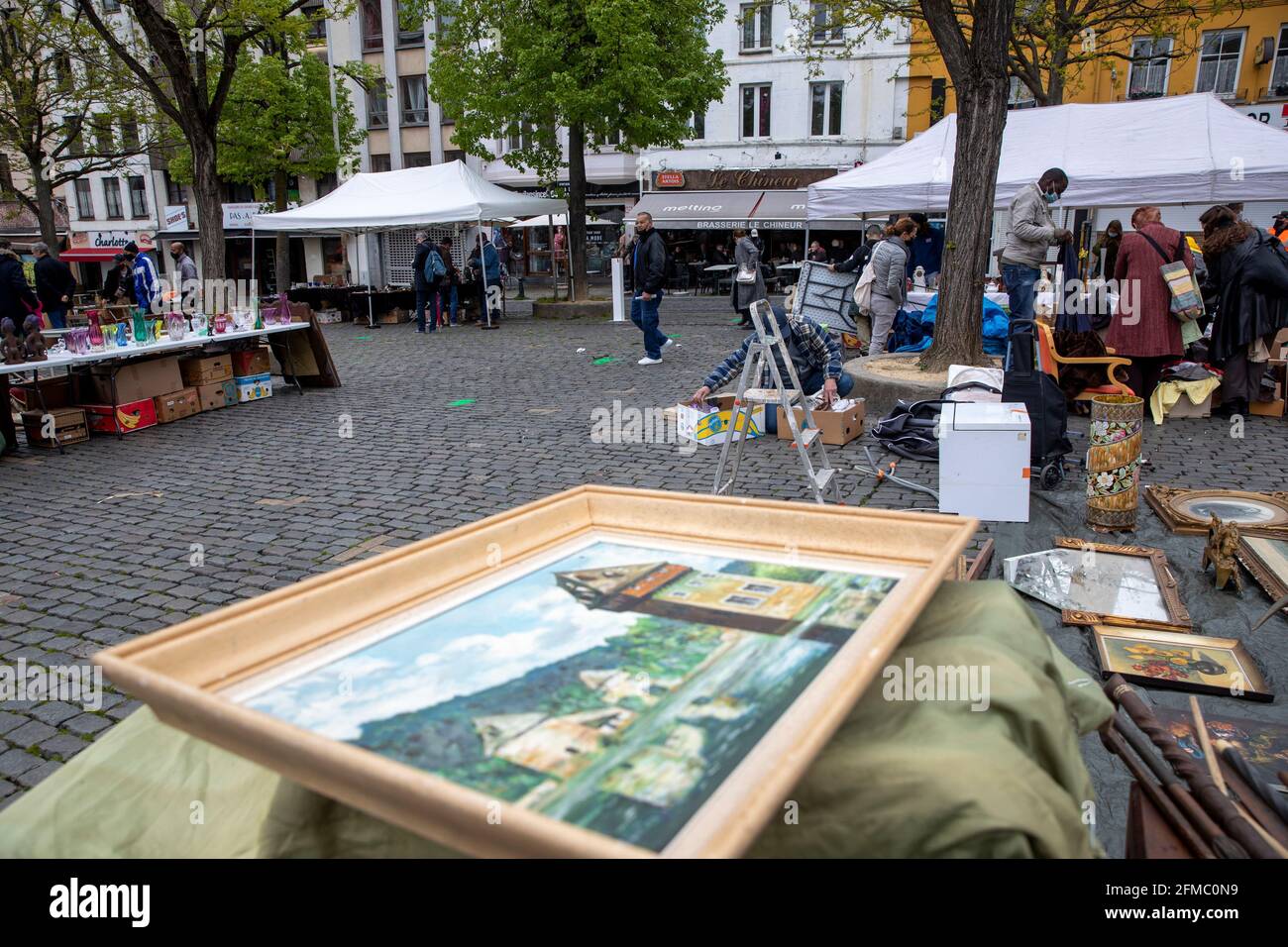 Vlooienmarkt vossenplein hi-res stock photography and images - Alamy