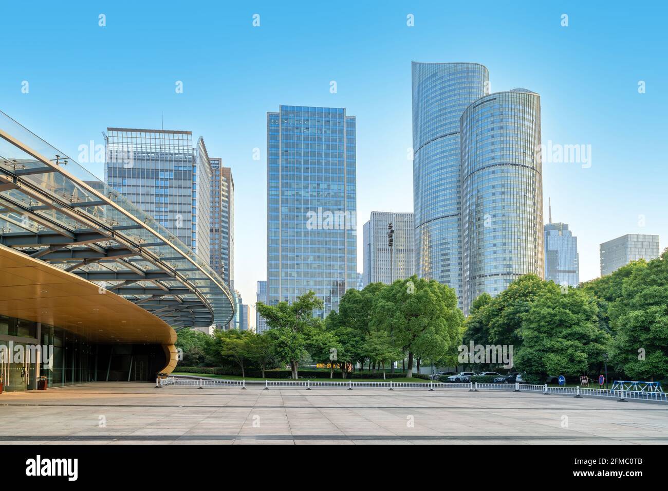 Modern buildings in Hangzhou China Stock Photo - Alamy