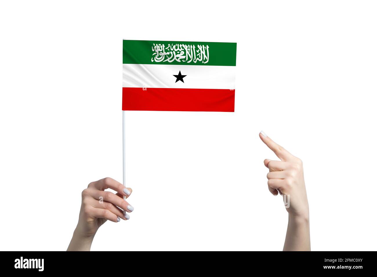 Somaliland Flag Hand