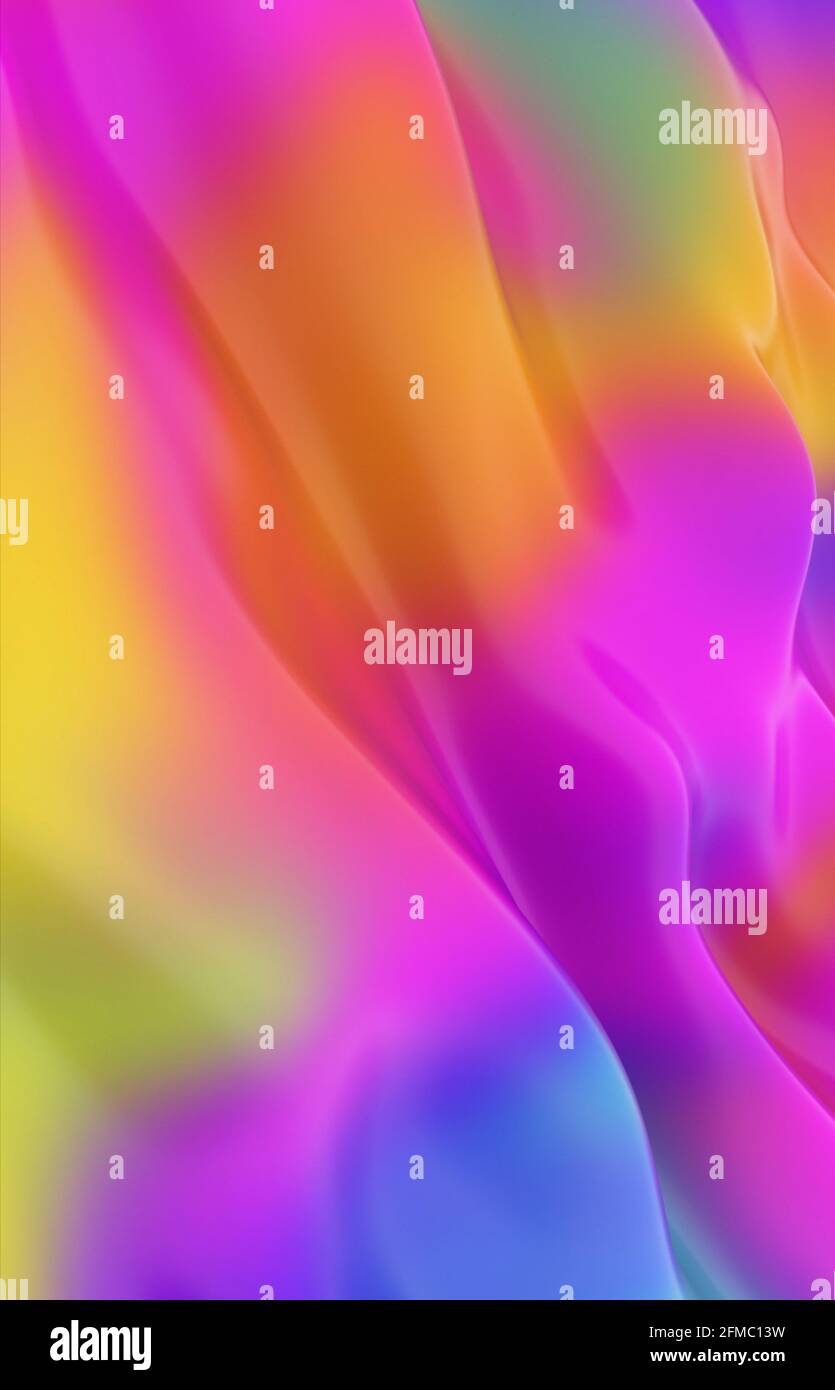 Abstract colored background imitating liquid paint. 3d rendering Stock ...