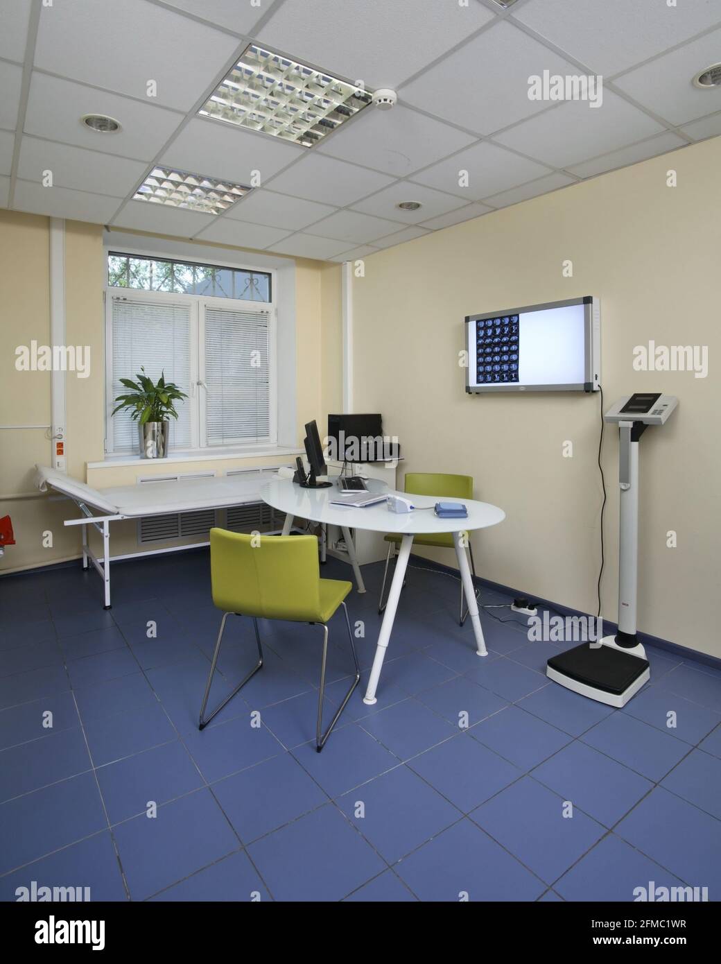 Office of doctor at hospital in Moscow. Russian federation Stock Photo ...