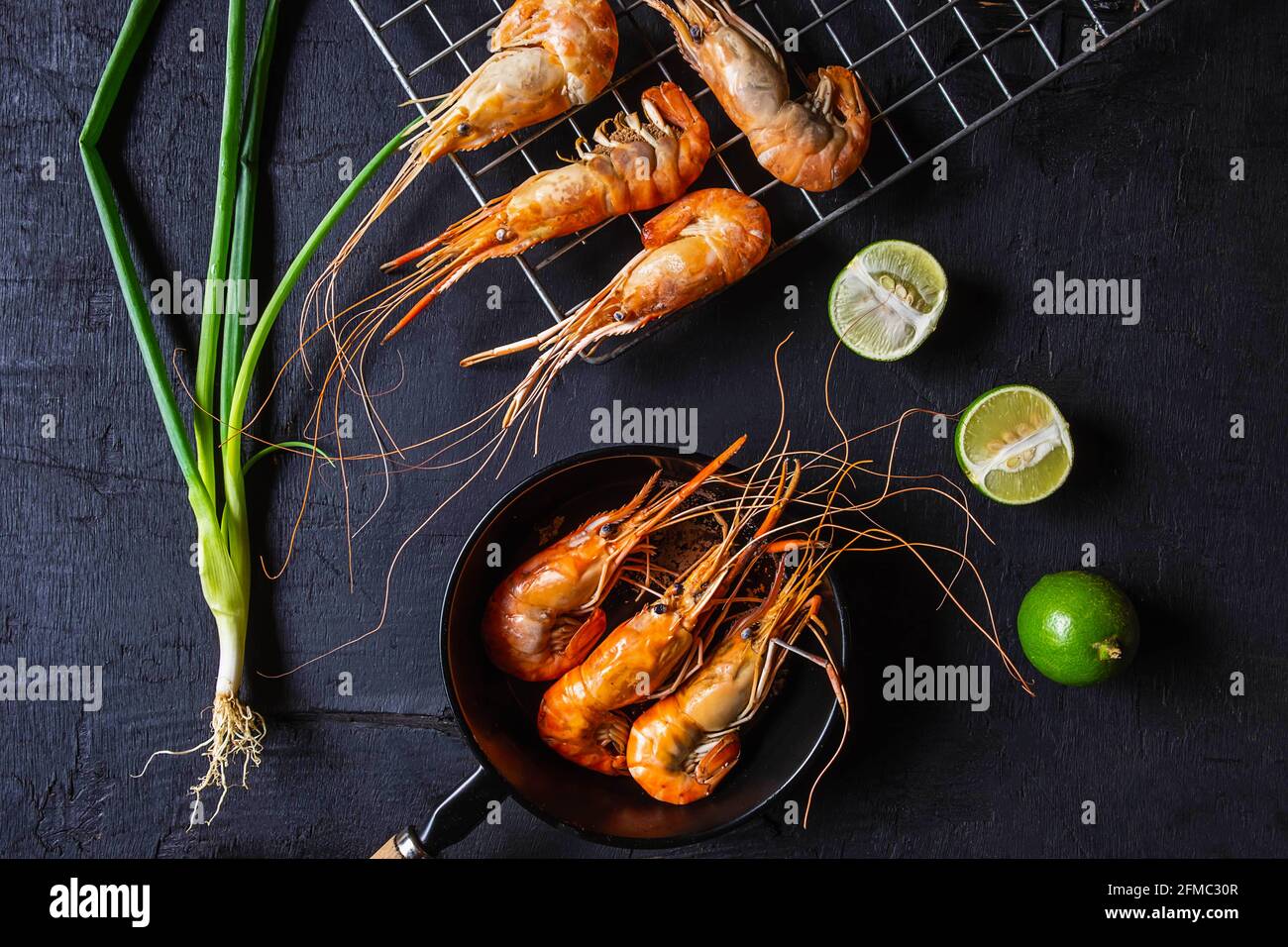 Shrimp scampi cook hi-res stock photography and images - Alamy