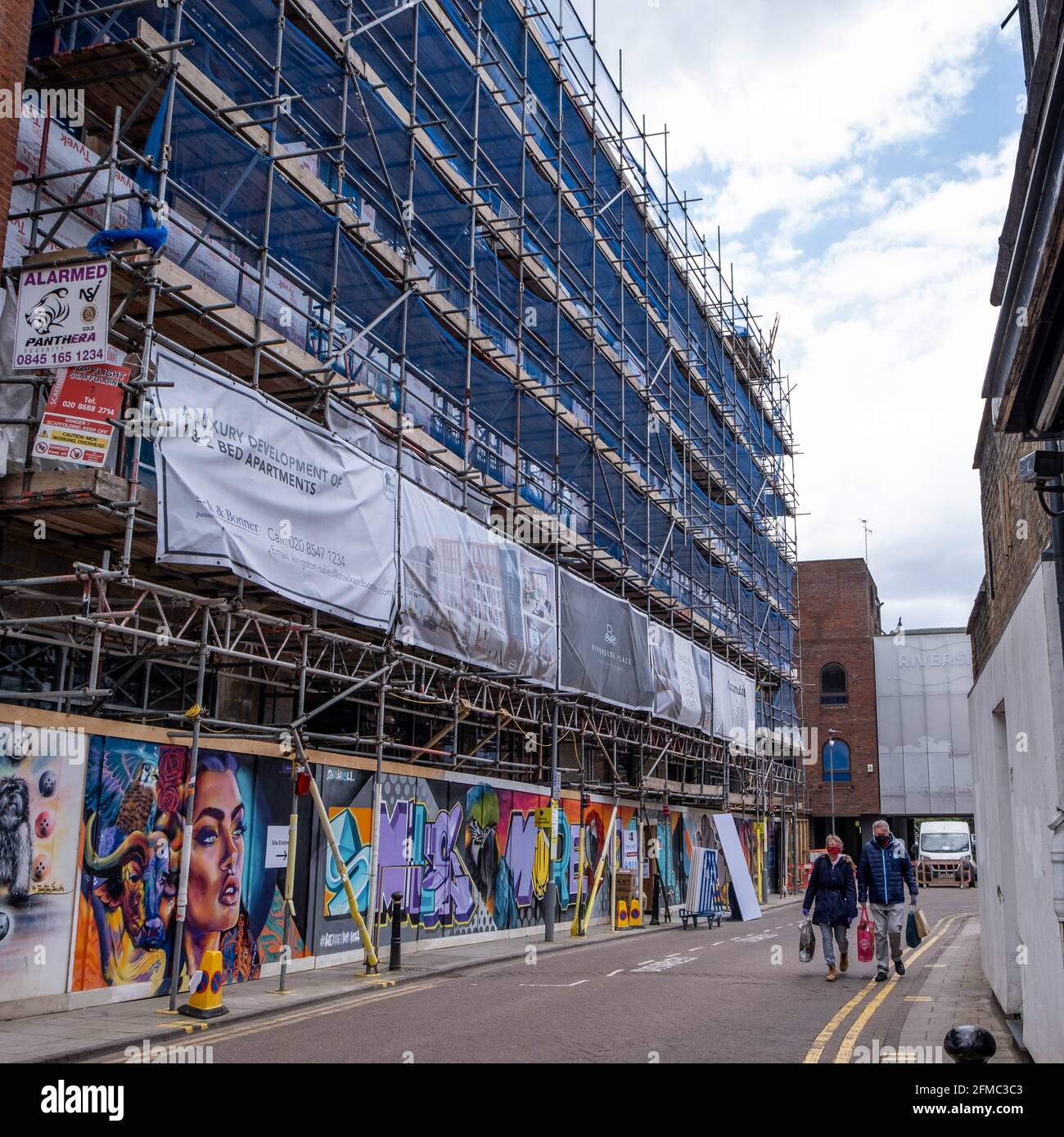 Kingston Upon Thames London UK, May 07 2021, Inner City Construction ...