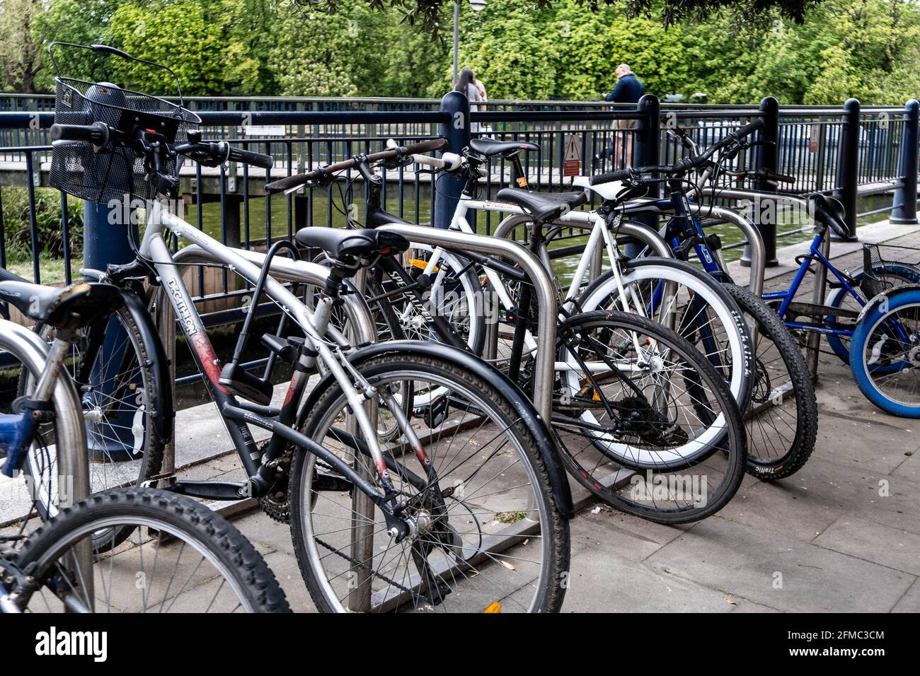 Parked cycles hi-res stock photography and images - Alamy