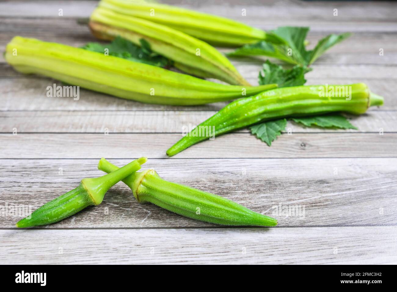How to cook fresh okra hi-res stock photography and images - Alamy