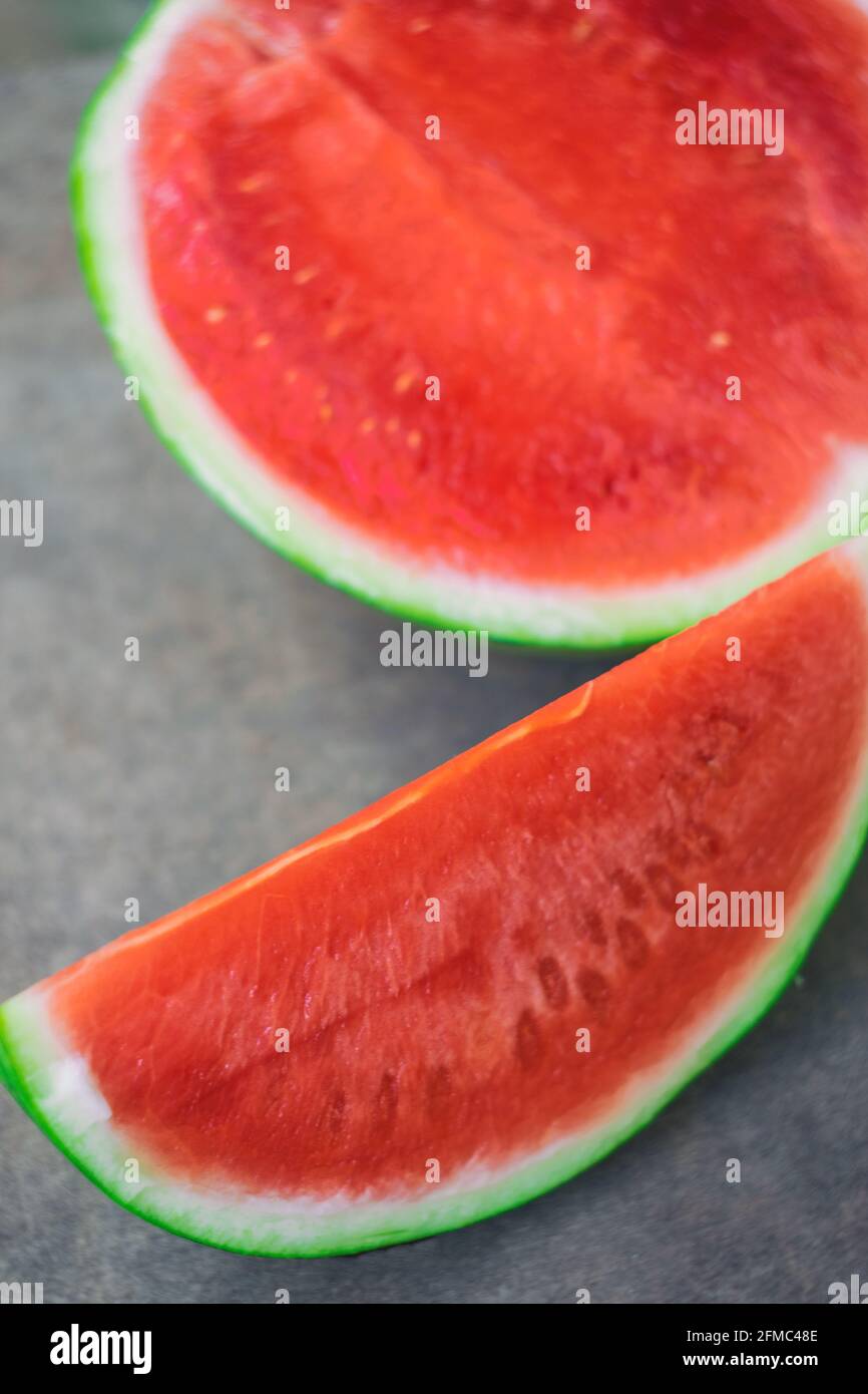 Close up photo of watermelon Stock Photo - Alamy