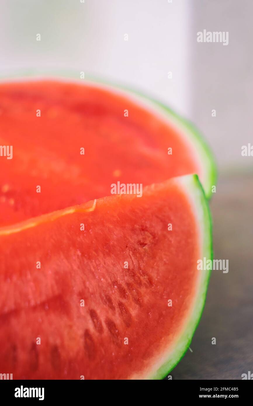 Close up photo of watermelon Stock Photo - Alamy
