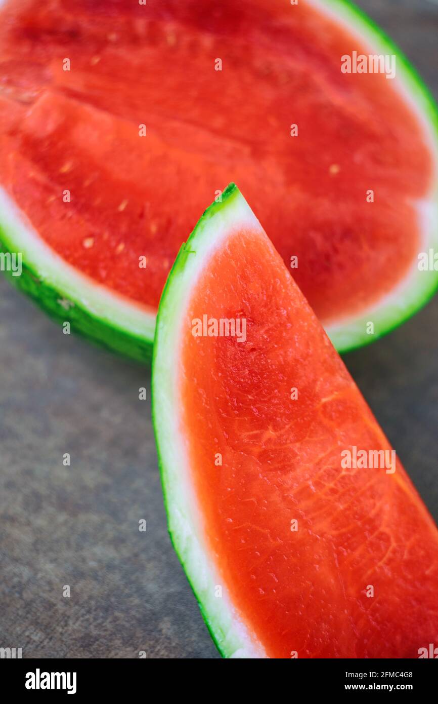 Close up photo of watermelon Stock Photo - Alamy