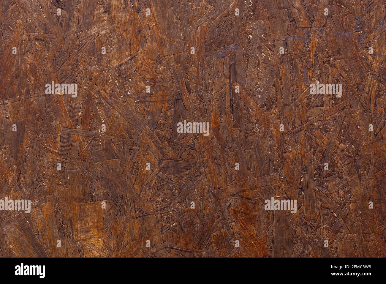 brown painted OSB board surface full frame background and texture Stock ...