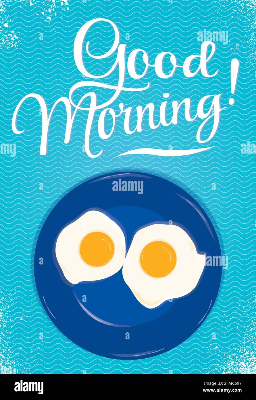 White plate on blue Stock Vector Images - Alamy