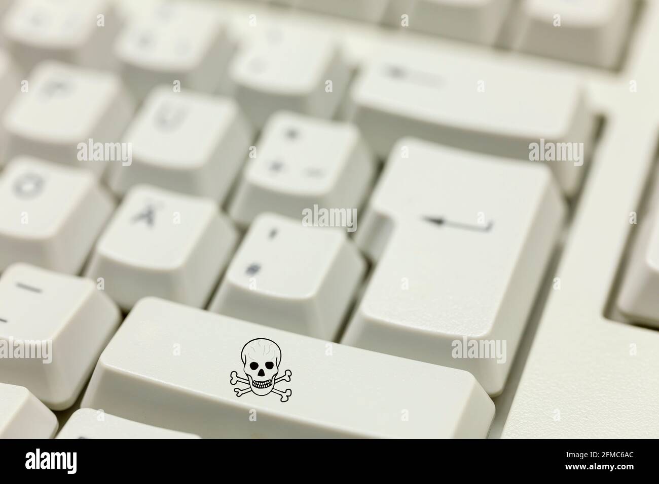 Pc keyboard virus hi-res stock photography and images - Alamy