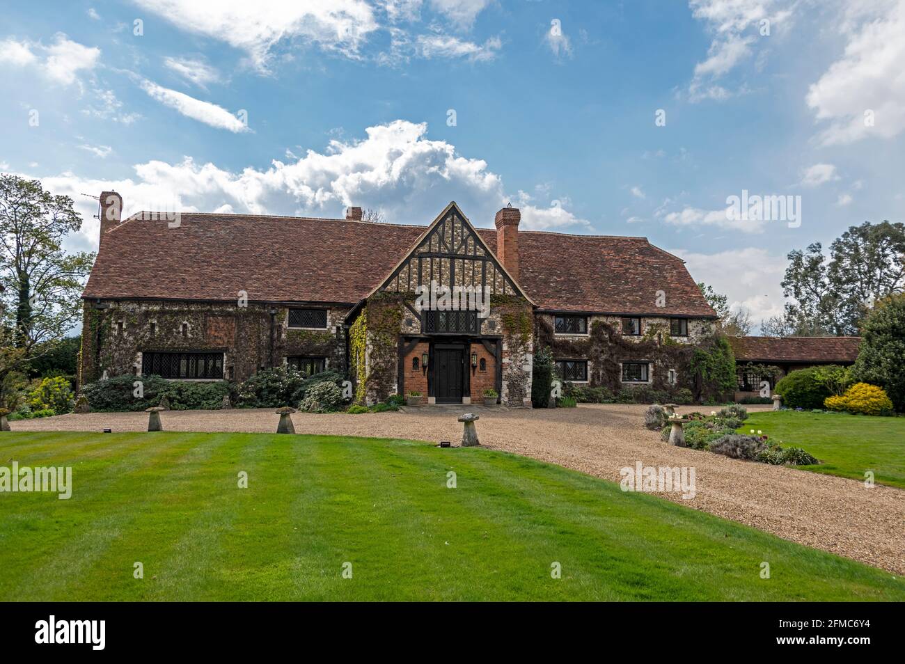 Tithecote Manor, a private house set in large grounds was built by the ...