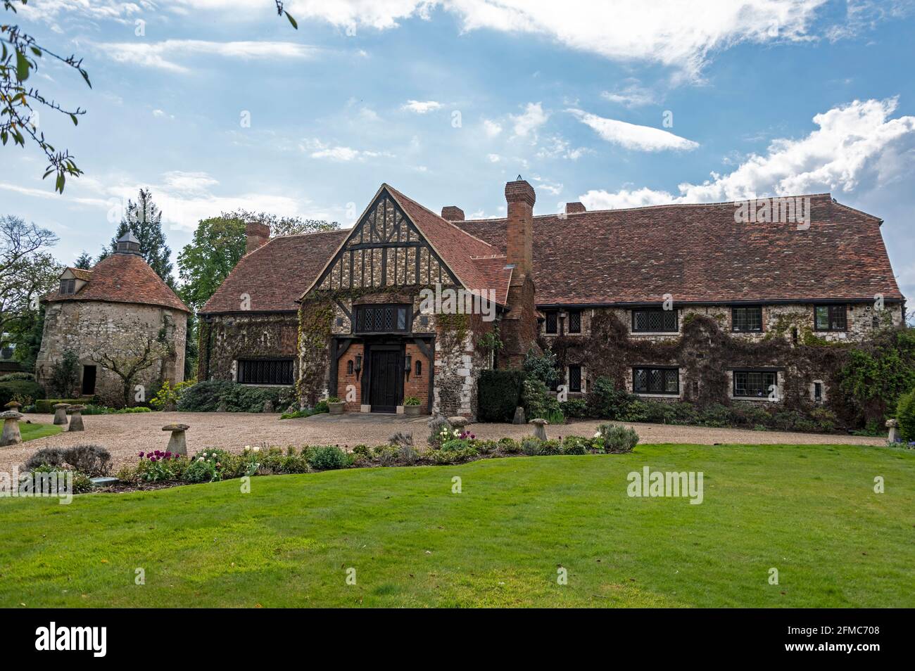 Tithecote Manor is a private house with its own circular medieval ...