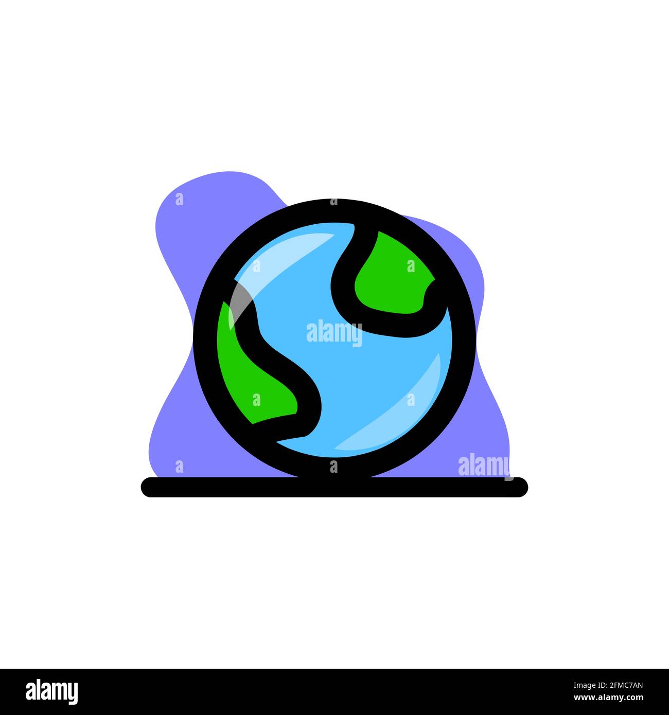 Earth electricity conceptual Stock Vector Images - Alamy