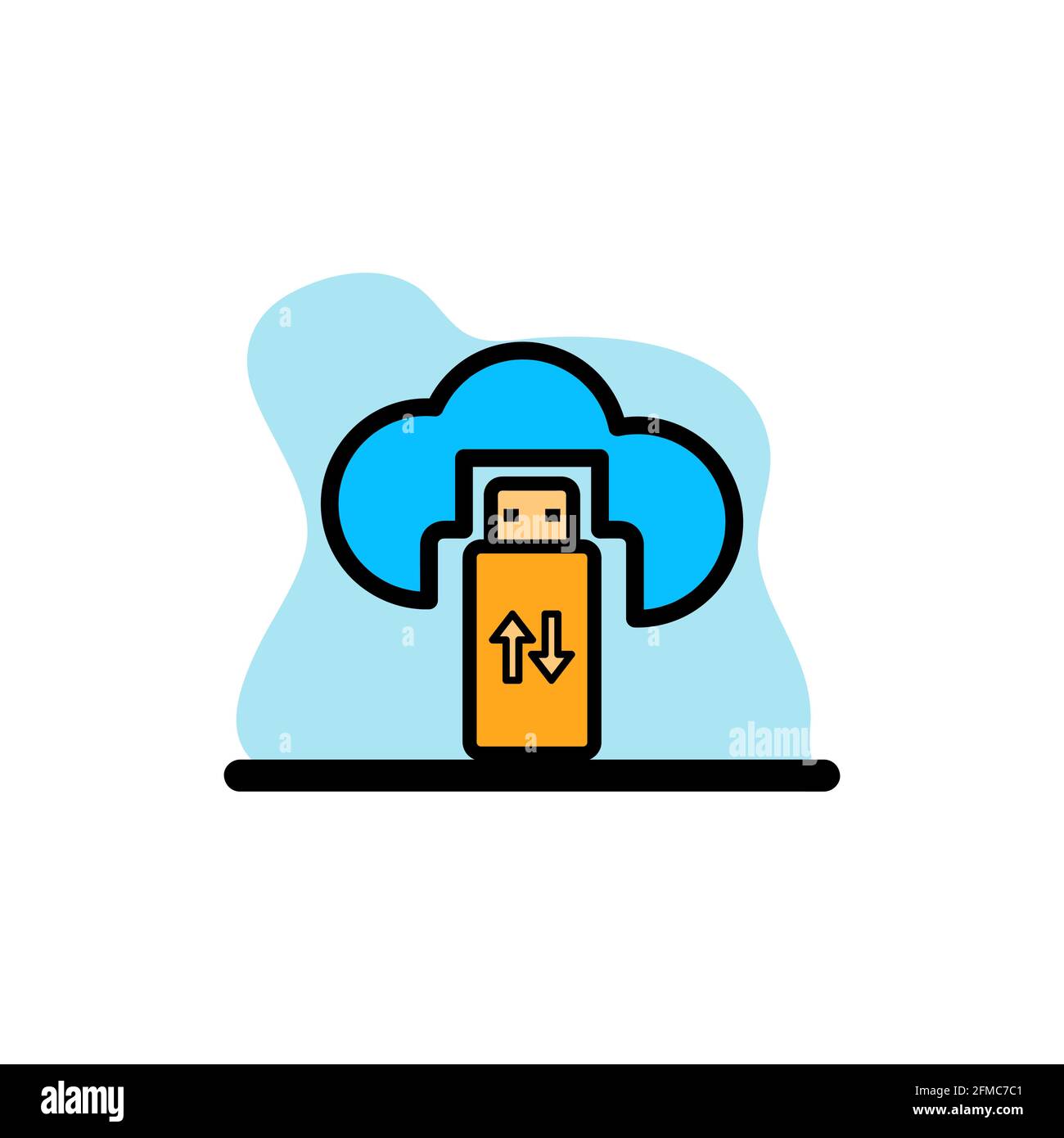 Storage Device Icon Conceptual Vector Illustration Design eps10 Stock ...