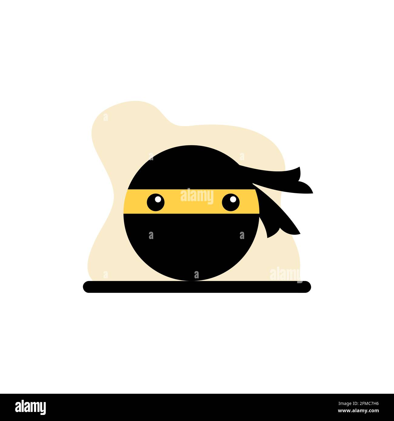 Evil smile mask cartoon illustration hi-res stock photography and ...