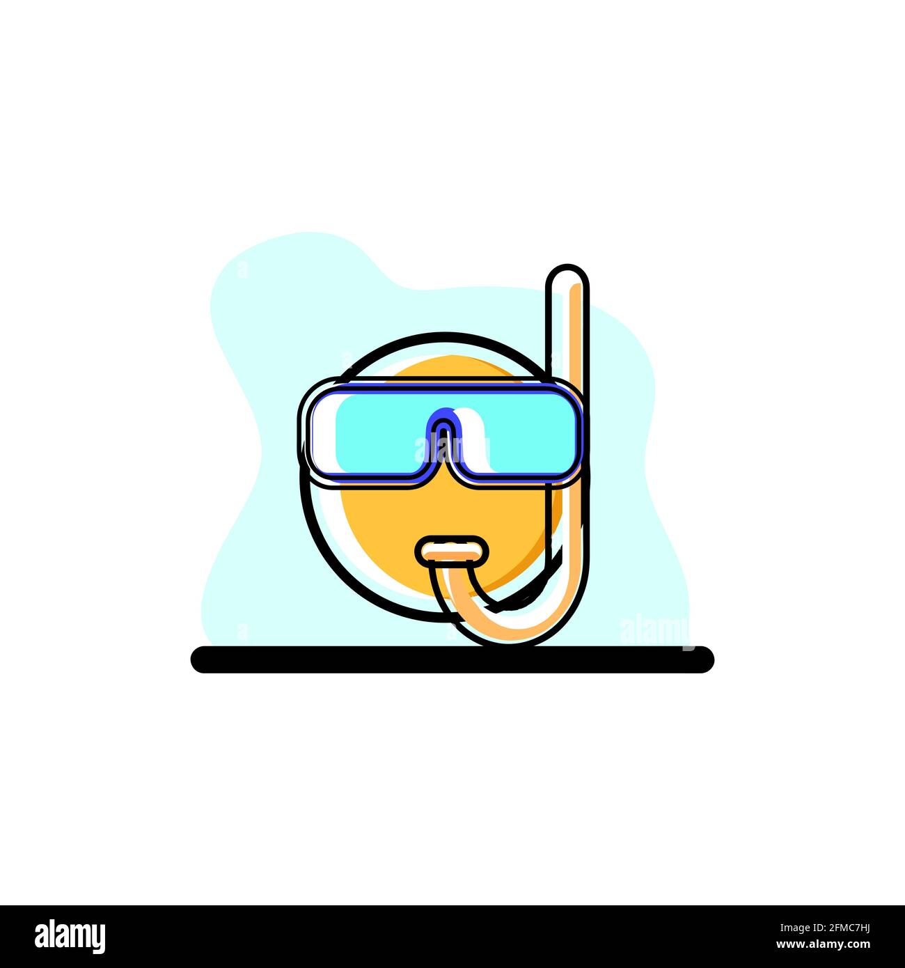 Scuba diver cartoon illustration hi-res stock photography and images ...