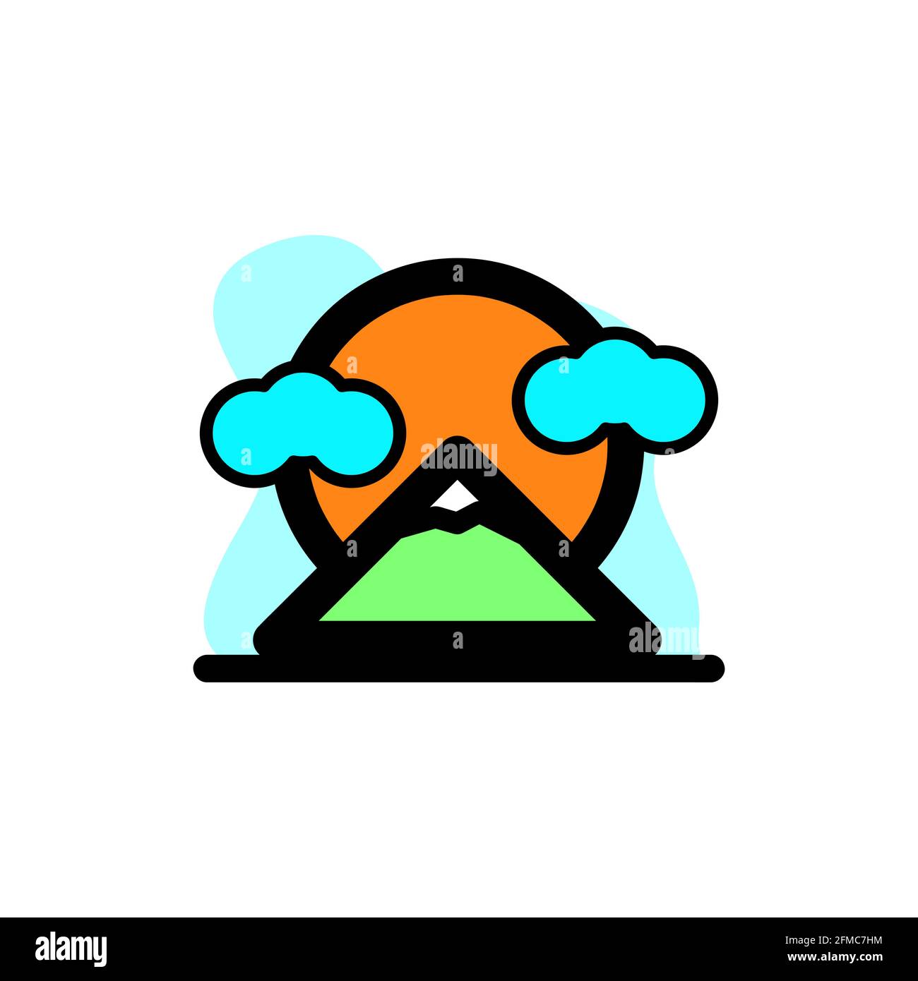 Scenery Icon Conceptual Vector Illustration Design eps10 Stock Vector ...