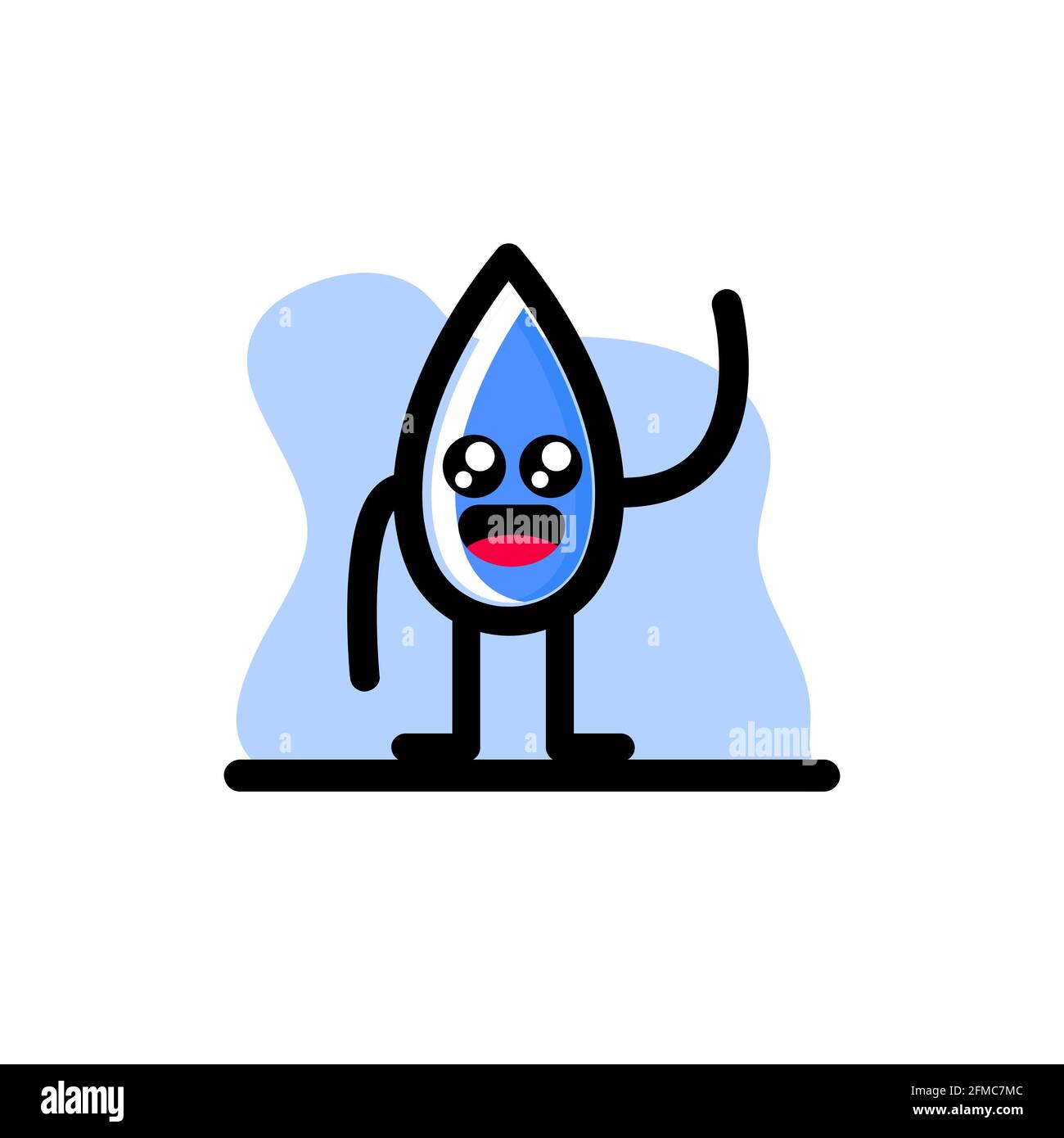 Cartoon water droplet Stock Vector Images - Alamy