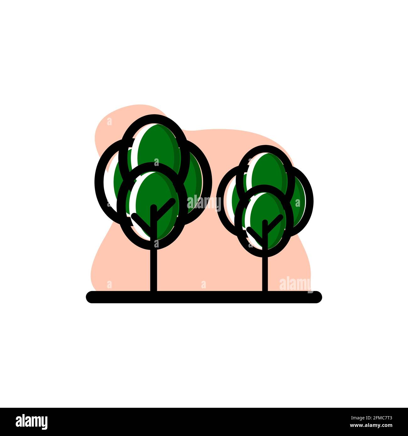 Tree nature conceptual Stock Vector Images - Alamy